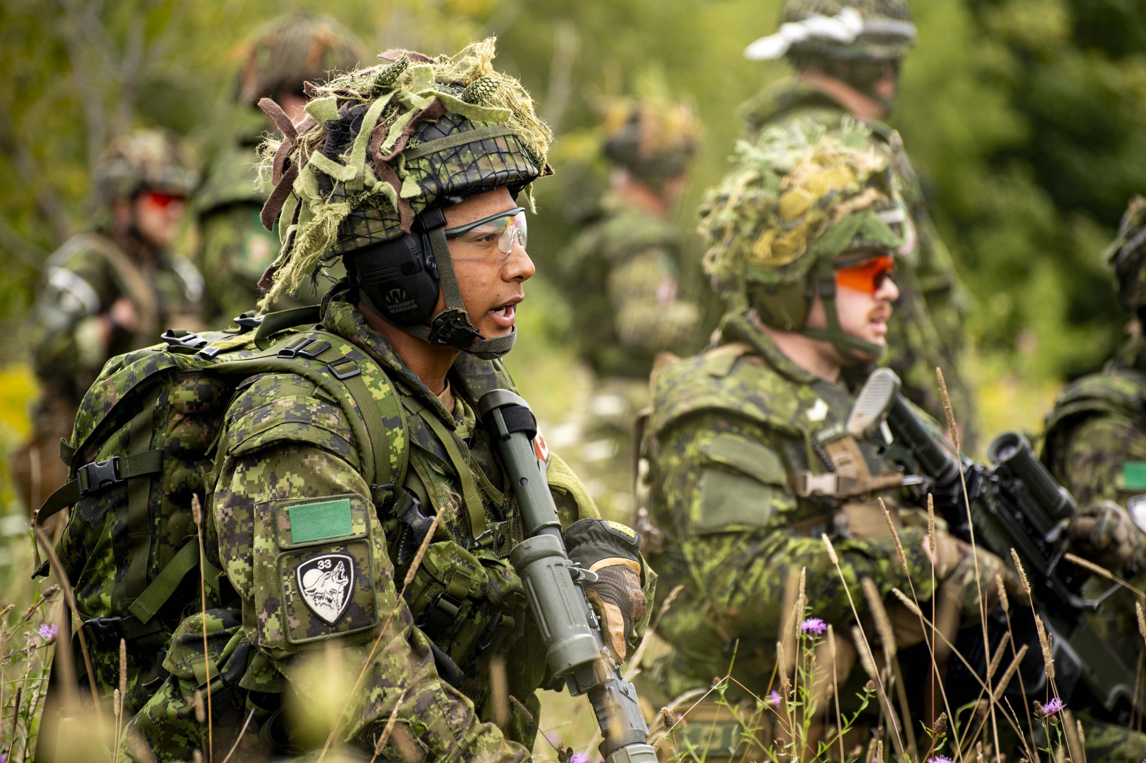 Canadian army training march in our region | SDG Counties
